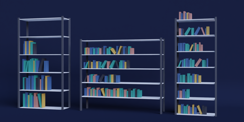 Procedural Bookshelf with Geometry Nodes
