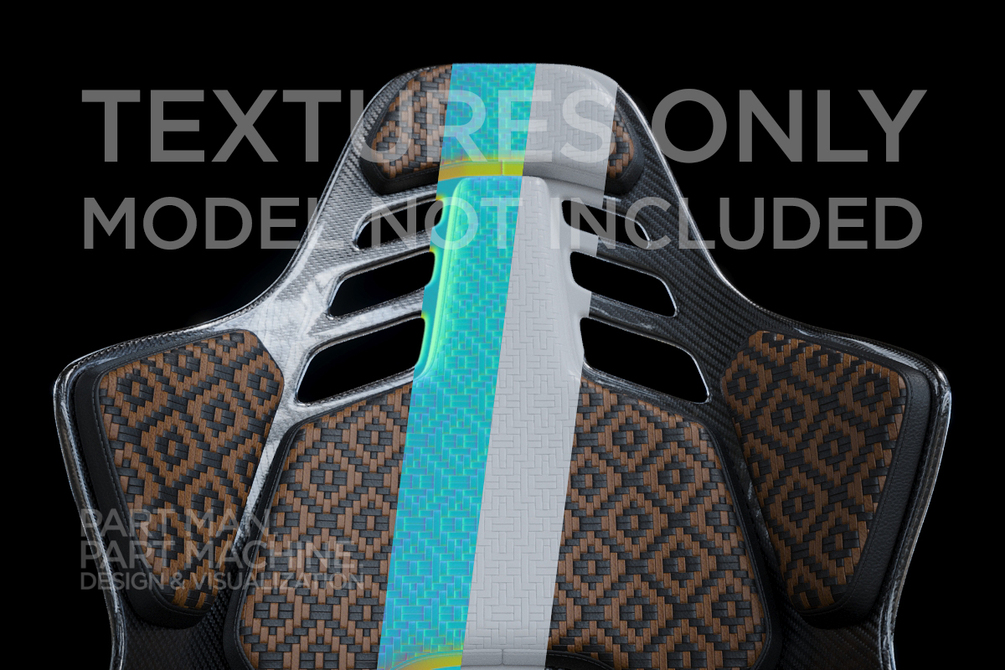 Tri Fabric & Leather Weave Material Maps