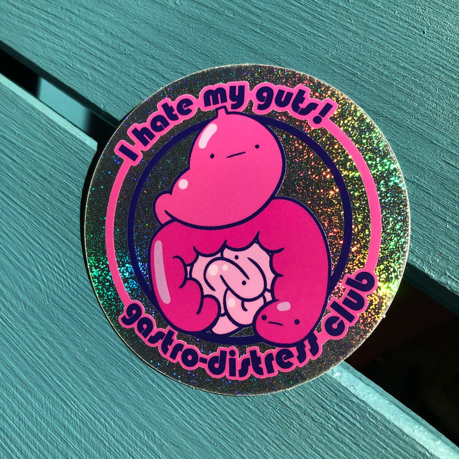 I Hate My Guts Sticker