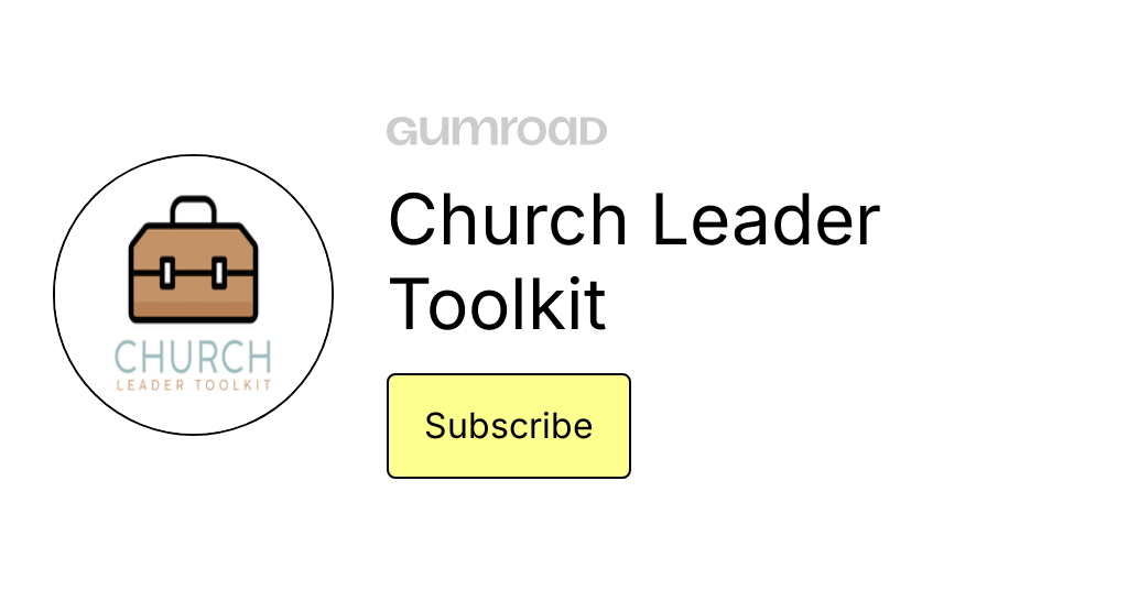 Church Leader Toolkit