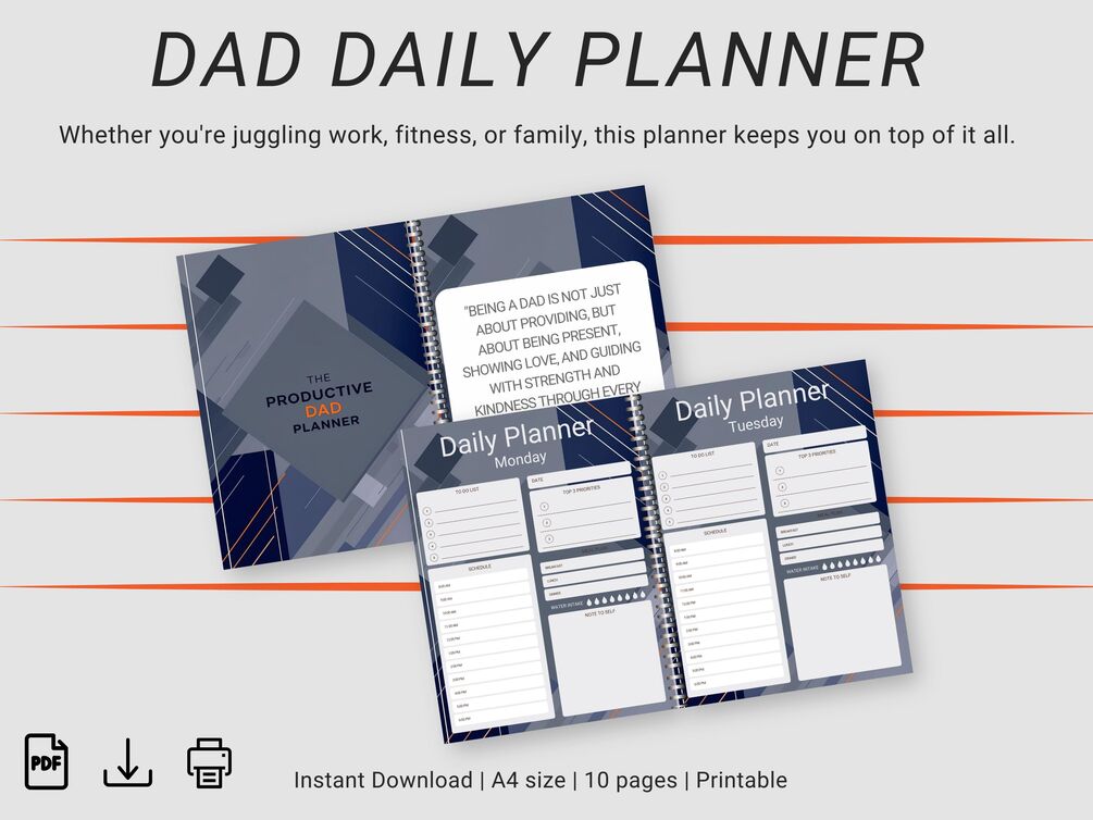 Daily Dad Planner | Printable