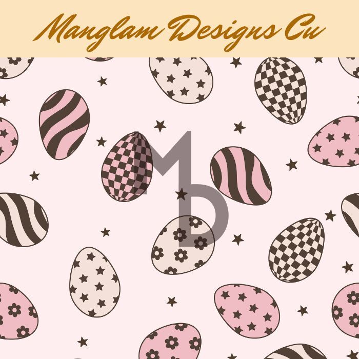Easter egg hip hop seamless repeat pattern, spring girl pink seamless ...