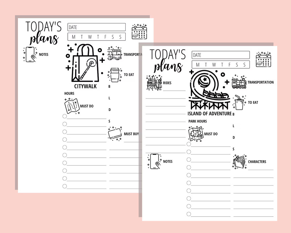 Universal Studios Travel Planner Orlando Trip Planner Universal ...