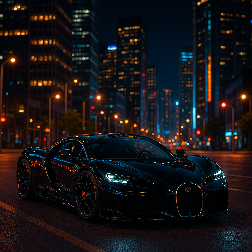 The Neon Bugatti Chiron!