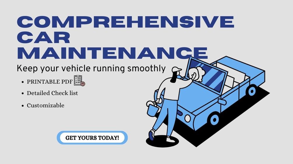 Comprehensive Car Maintenance Template - Keep Your Vehicle Running Smoothly