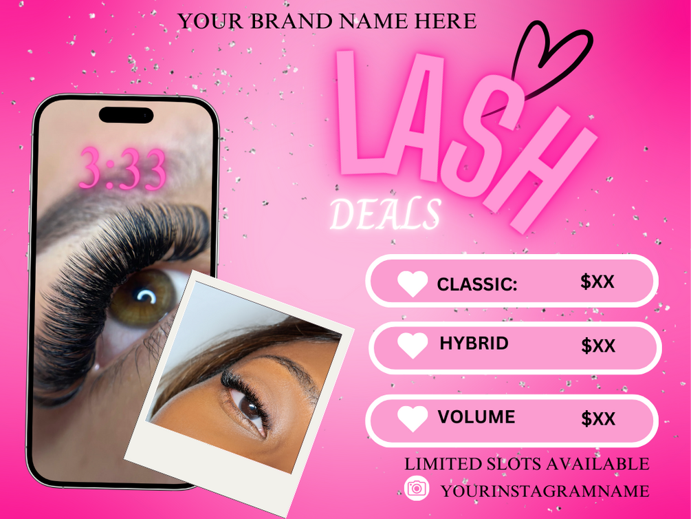 Lash Promotional Template