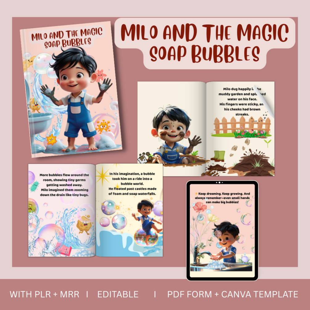 Milo and the Magic Soap Bubbles – A Fun Hygiene Story for Kids (Ages 3 ...