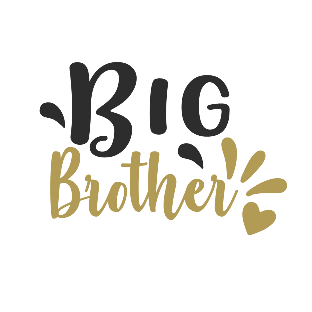 "Big Brother" T-Shirt Design, SVG design, Printable graphics, Mug ...