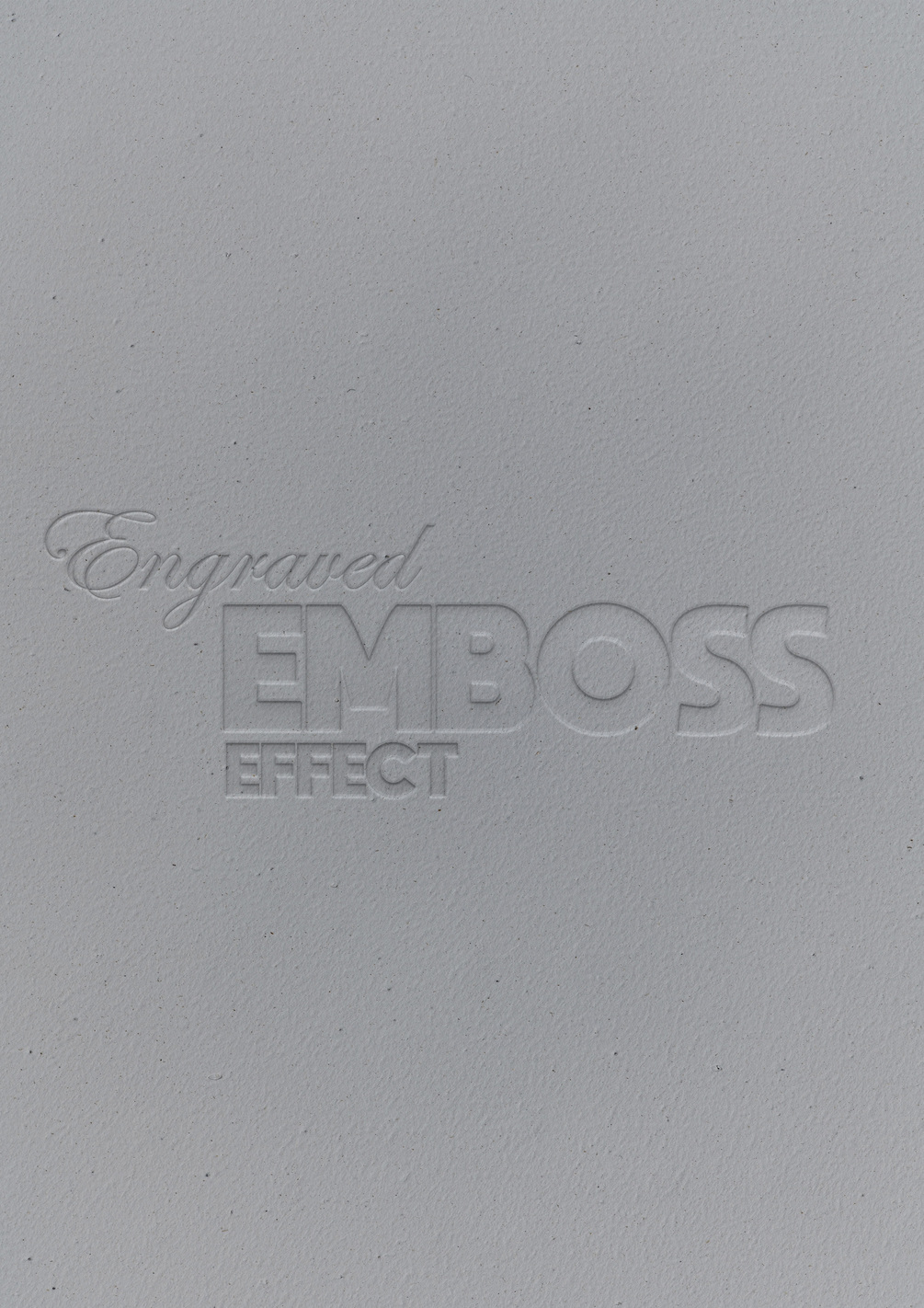 ENGRAVED EMBOSS EFFECT