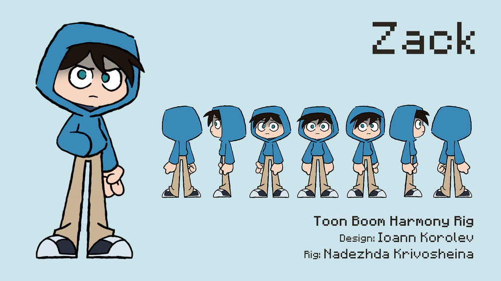 Zack - Toon Boom Harmony Rig