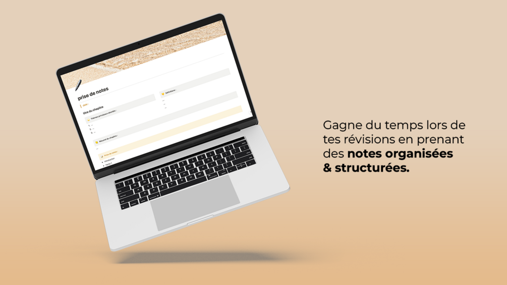 prise de notes template Notion