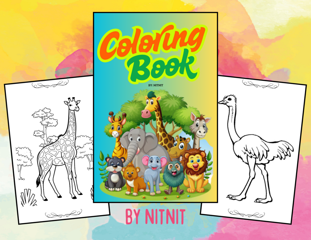 Wildlife Coloring Book