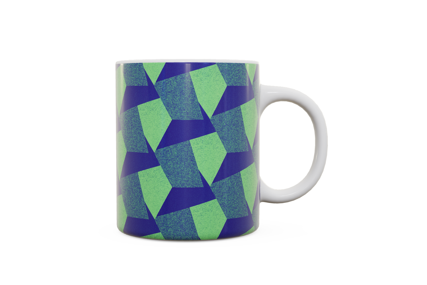 Duotone geometric patterns