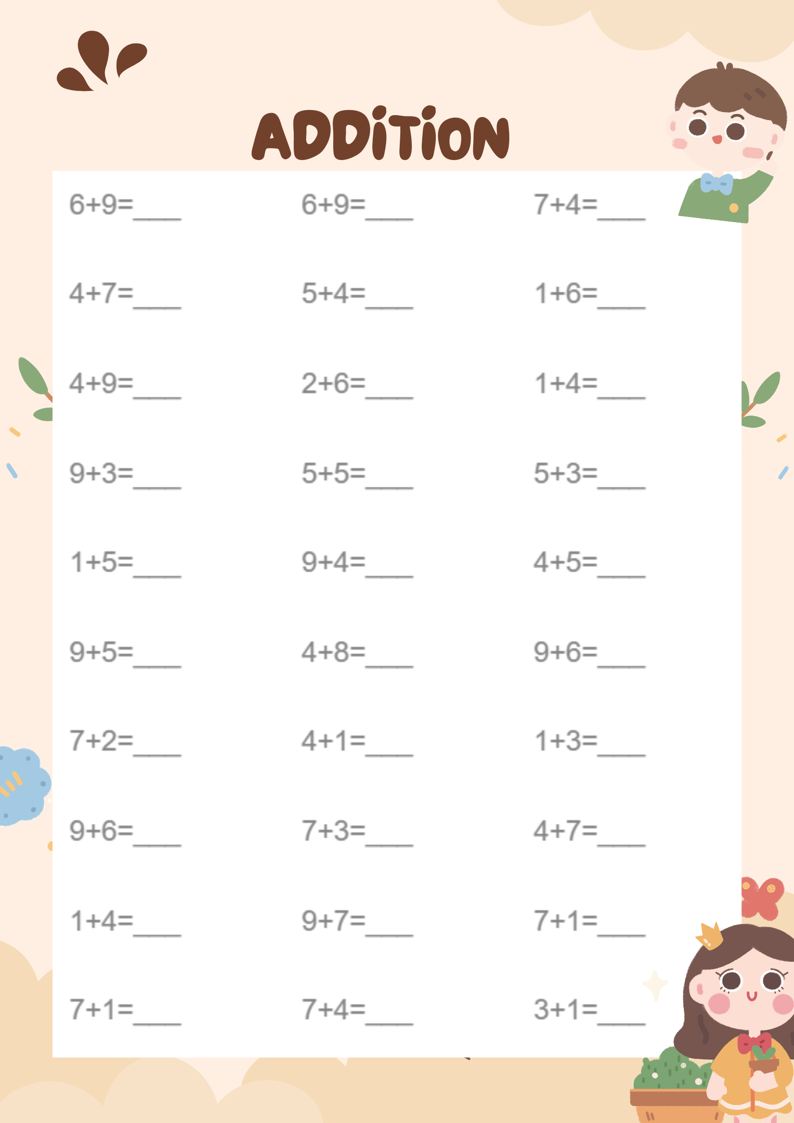 Math - 100 Days of Timed Tests: Addition and Subtraction: Grades K-2 ...