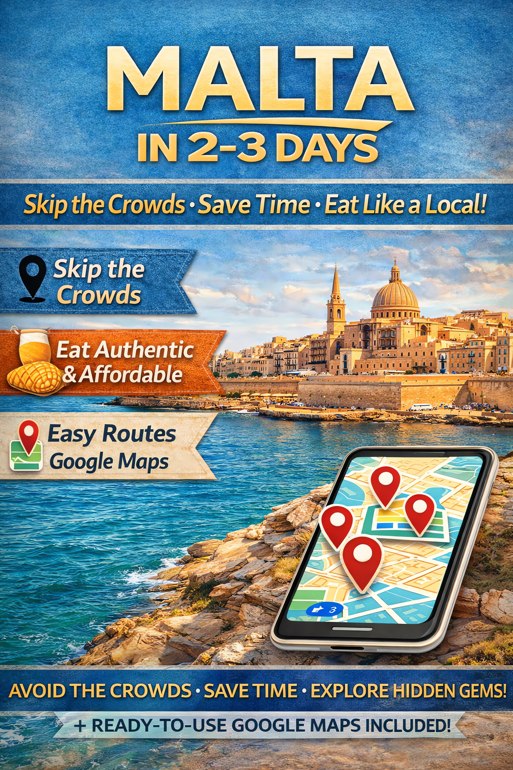 Malta in 2-3 Days – Skip the Crowds, Save Time & Eat Like a Local ...