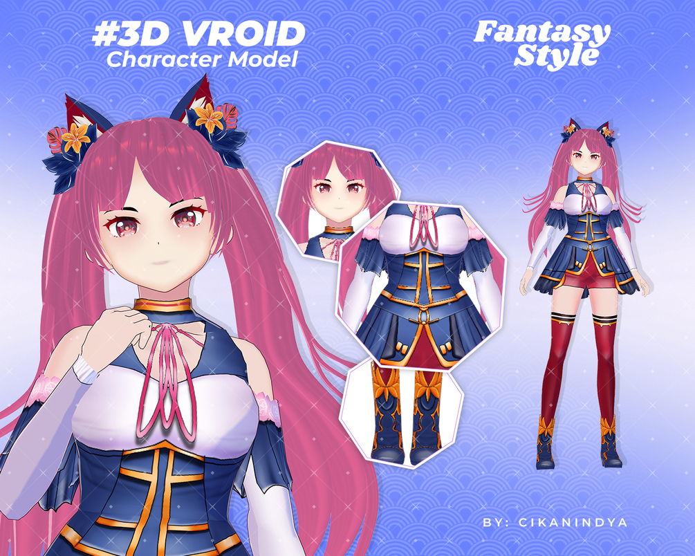 Stream Sensation: Entertaining Vroid 3D Persona - Vroid Character with ...