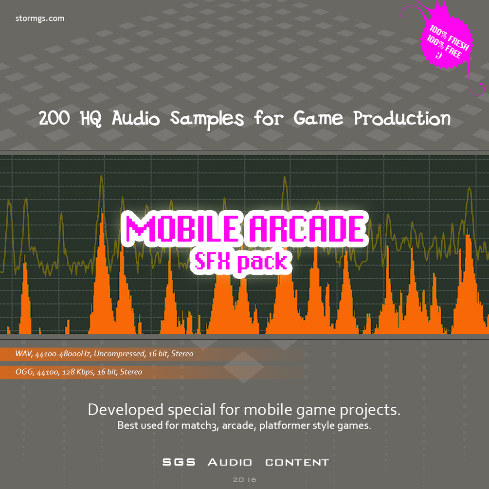 Mobile Arcade Sound FX Pack