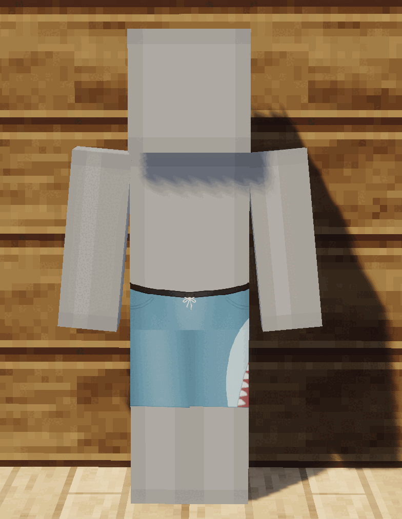 Minecraft Shark Swimsuit Asset