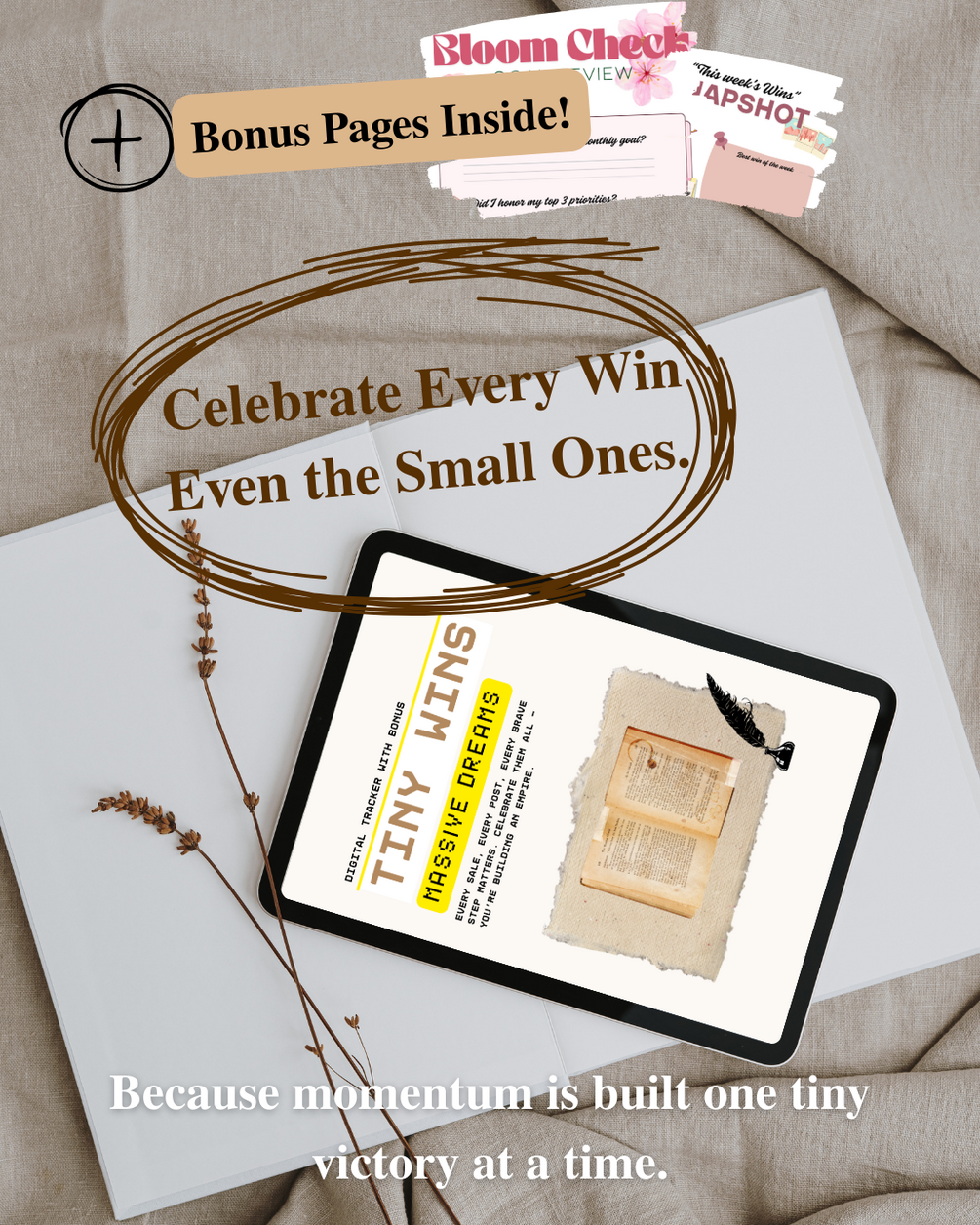 Tiny Wins Tracker | Printable Progress Journal for Entrepreneurs ...