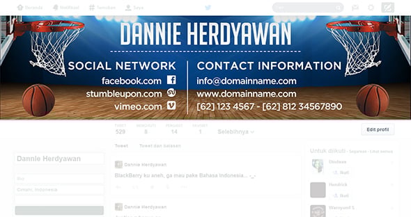 Basketball Twitter Header