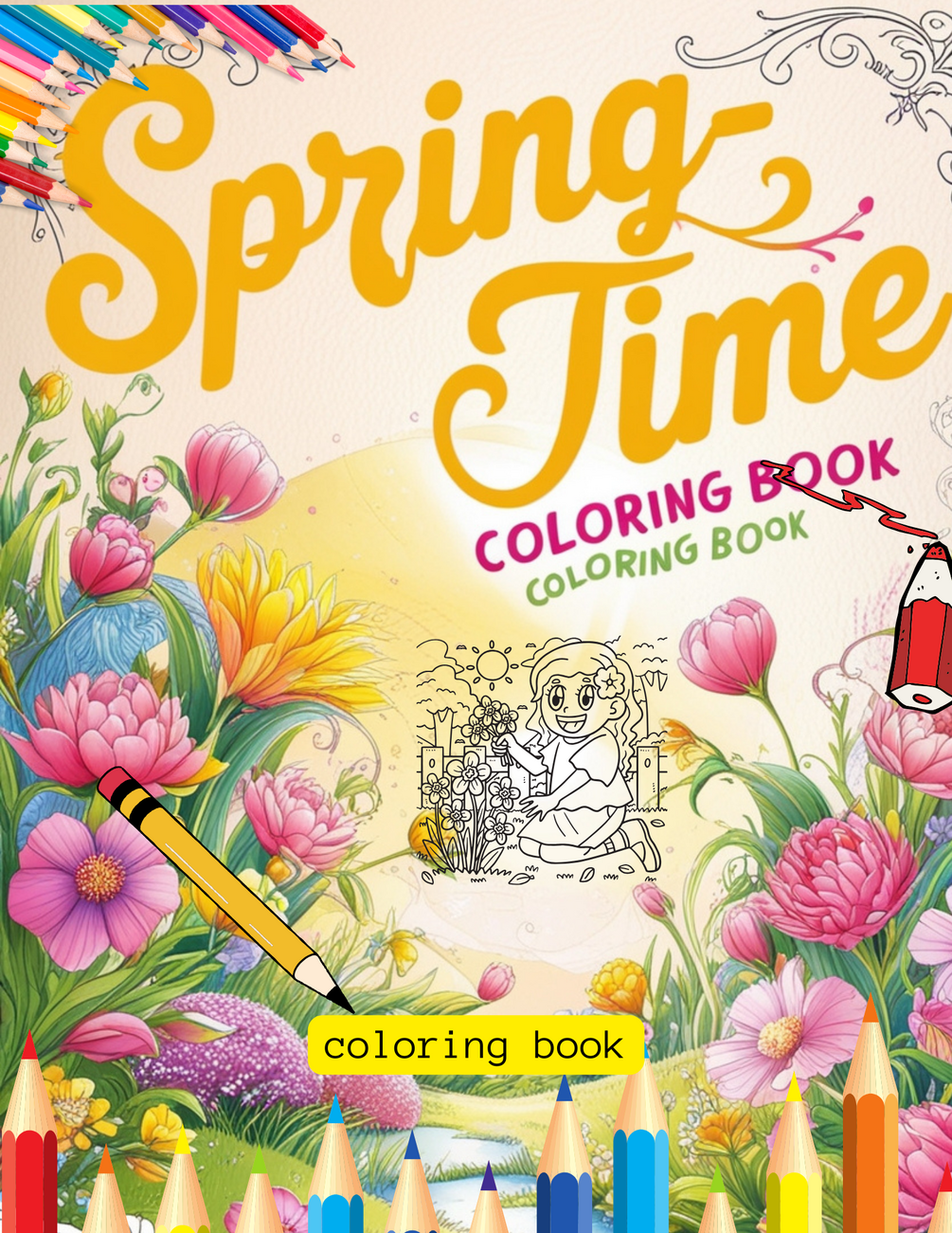 Spring Time coloring