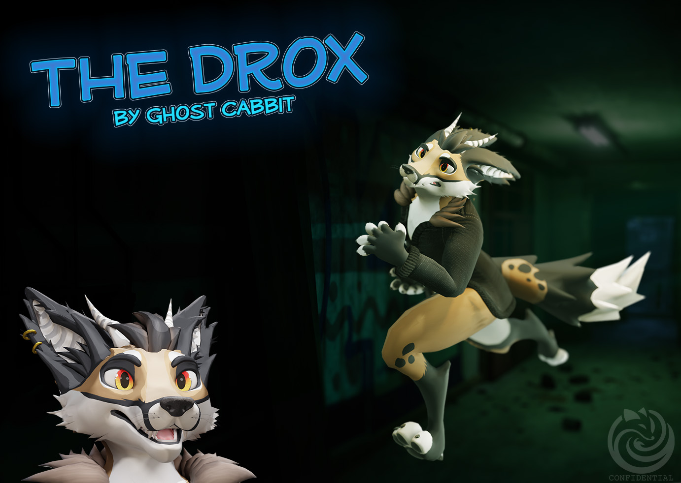 The Drox - New VRC Avatar Base Available! - Ghost Cabbit