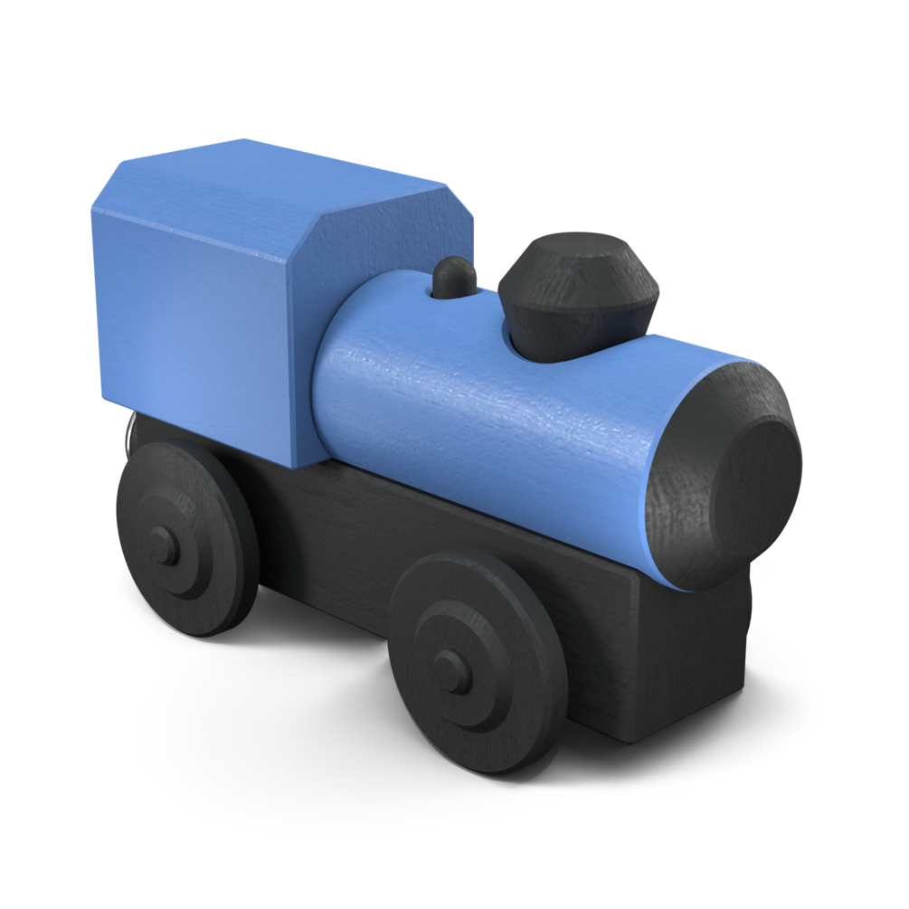 Toy wagon locomotive of freight train