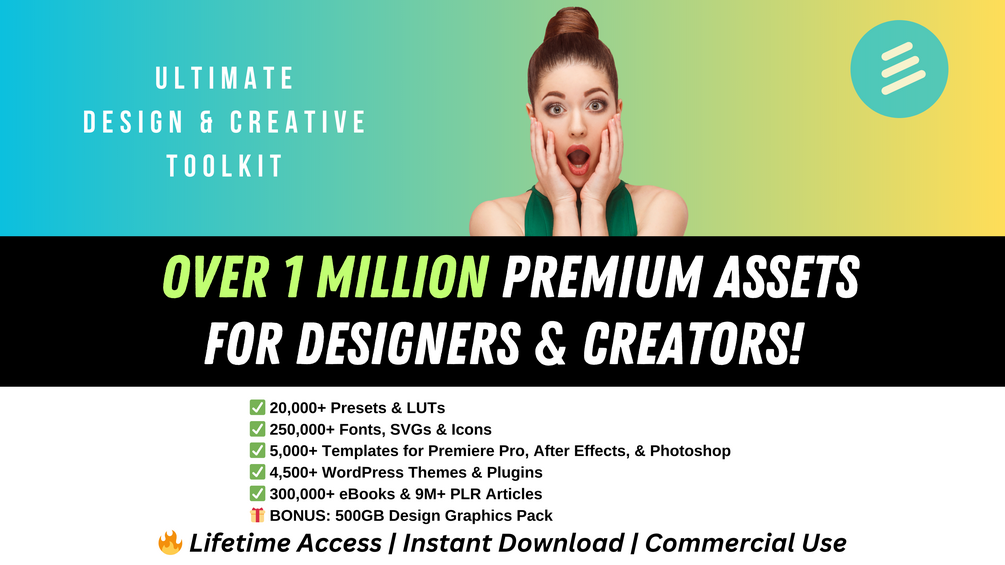 Ultimate Design & Creative Toolkit, 1 Million+ Premium Assets for ...
