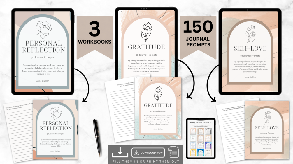 The Ultimate Personal Reflection, Gratitude, and Self-love Journal ...