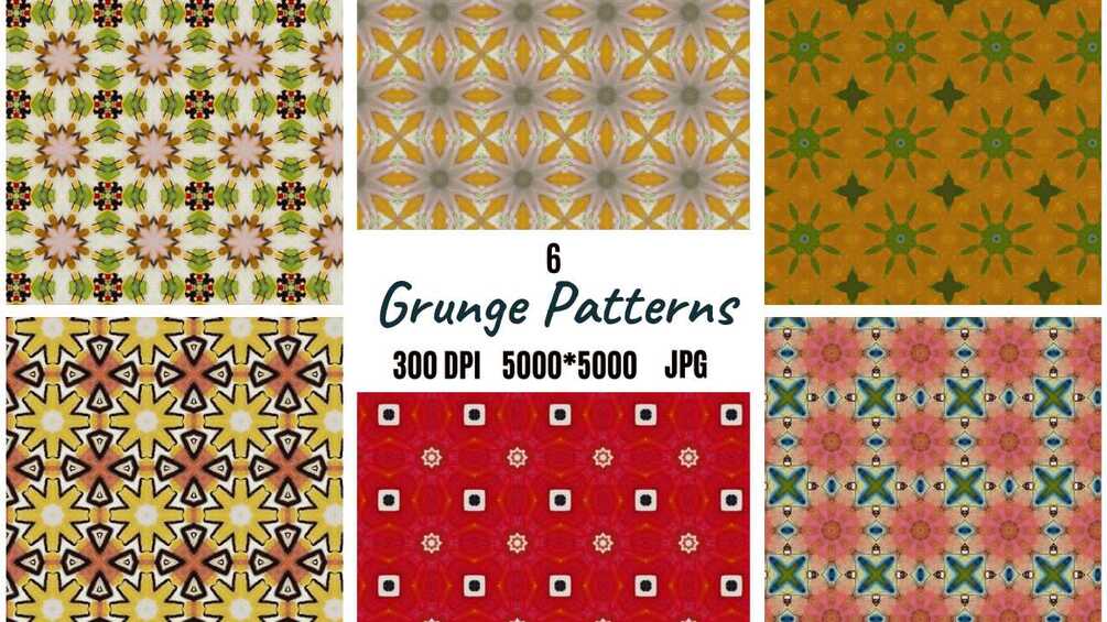 Grunge Seamless Patterns - Vol. 1