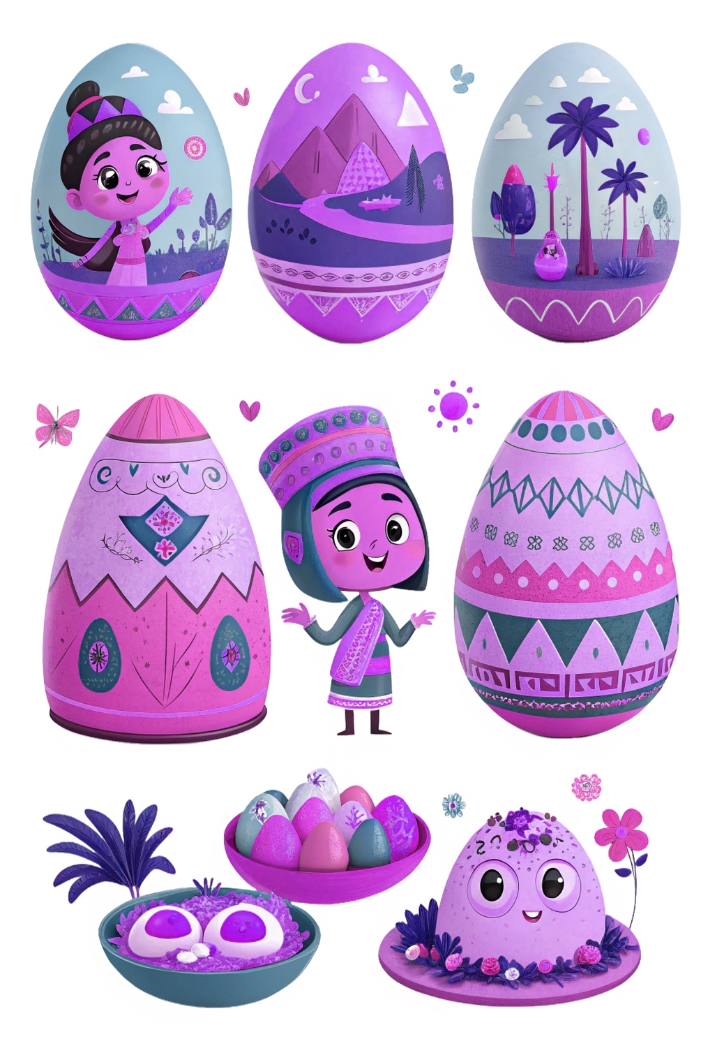 3D Imaginary Cartoon Sticker