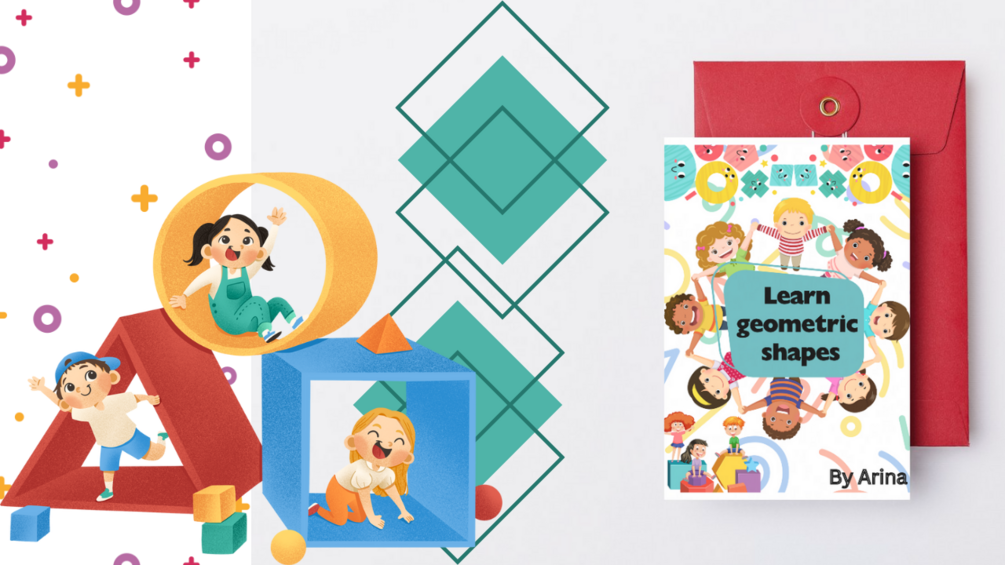 A digital book for learning geometric shapes