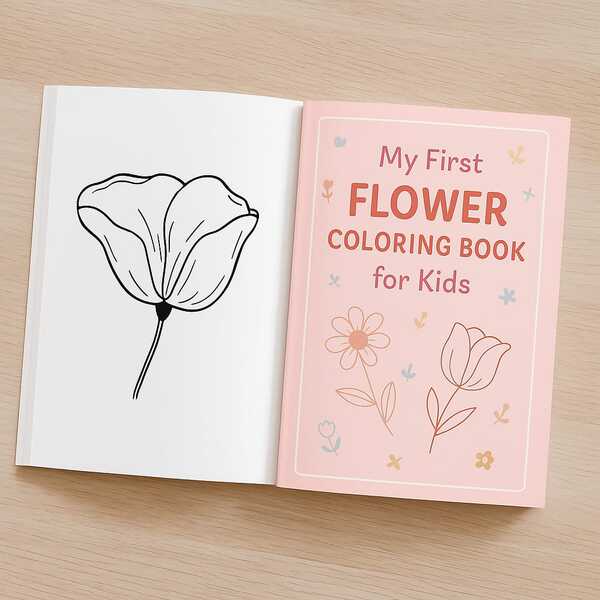 Free Sample - Printable Flower Coloring Book for kids | Easy and Fun ...