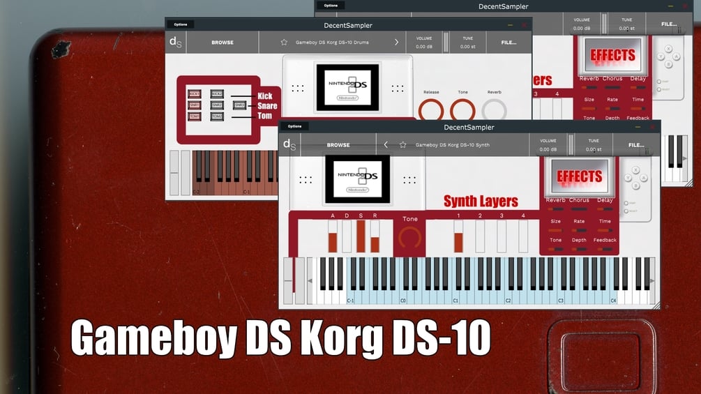 Nintendo DS: Korg DS-10 (Decent Sampler VST)