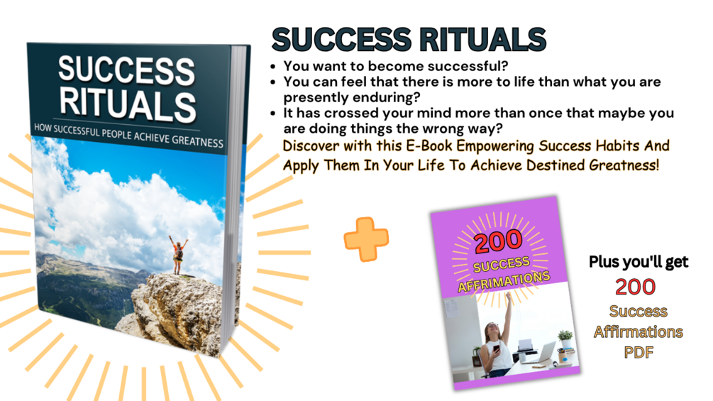 Success Rituals E-Book and 200 Success Affirmations