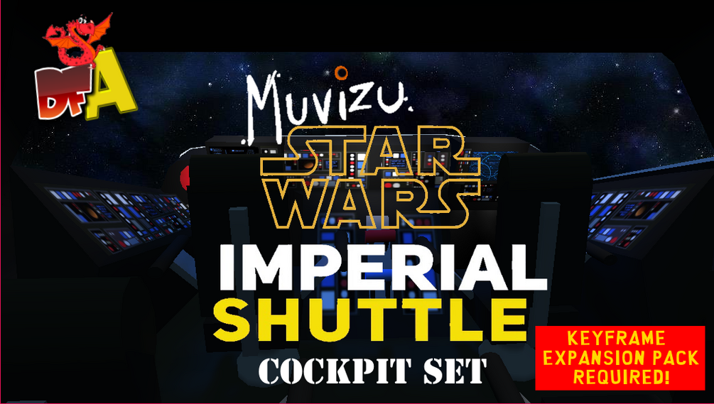 Star Wars Imperial Shuttle cockpit set