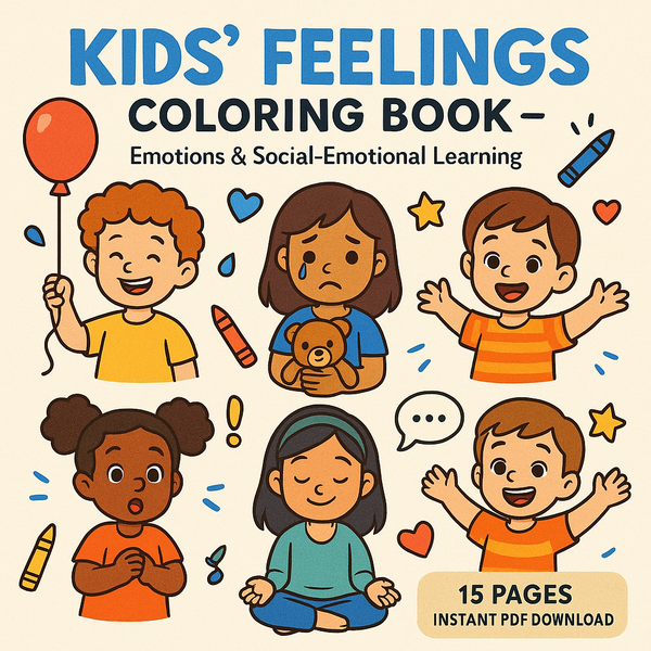 The Joyful Emotions & Adventures Coloring Collection