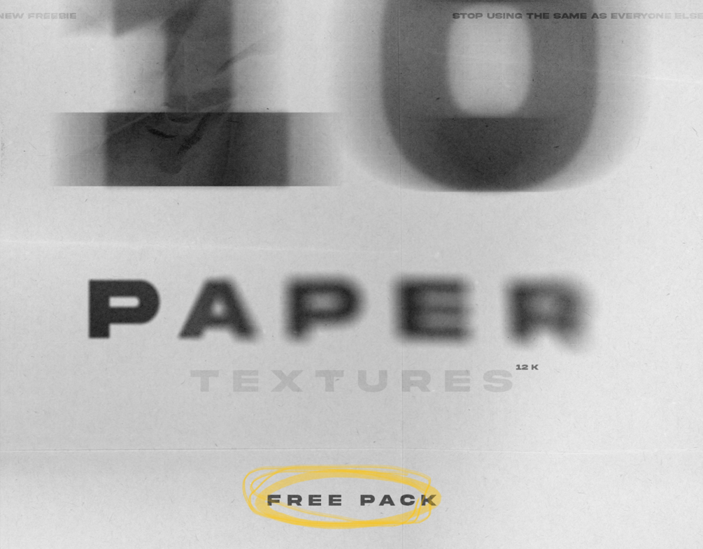 Free Pack #2 Paper Textures (12k)