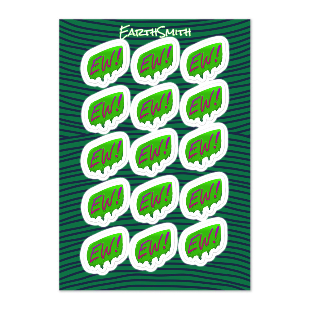 Smaller "Ew!" sticker sheet