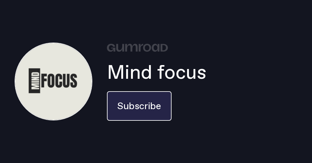 Mind focus