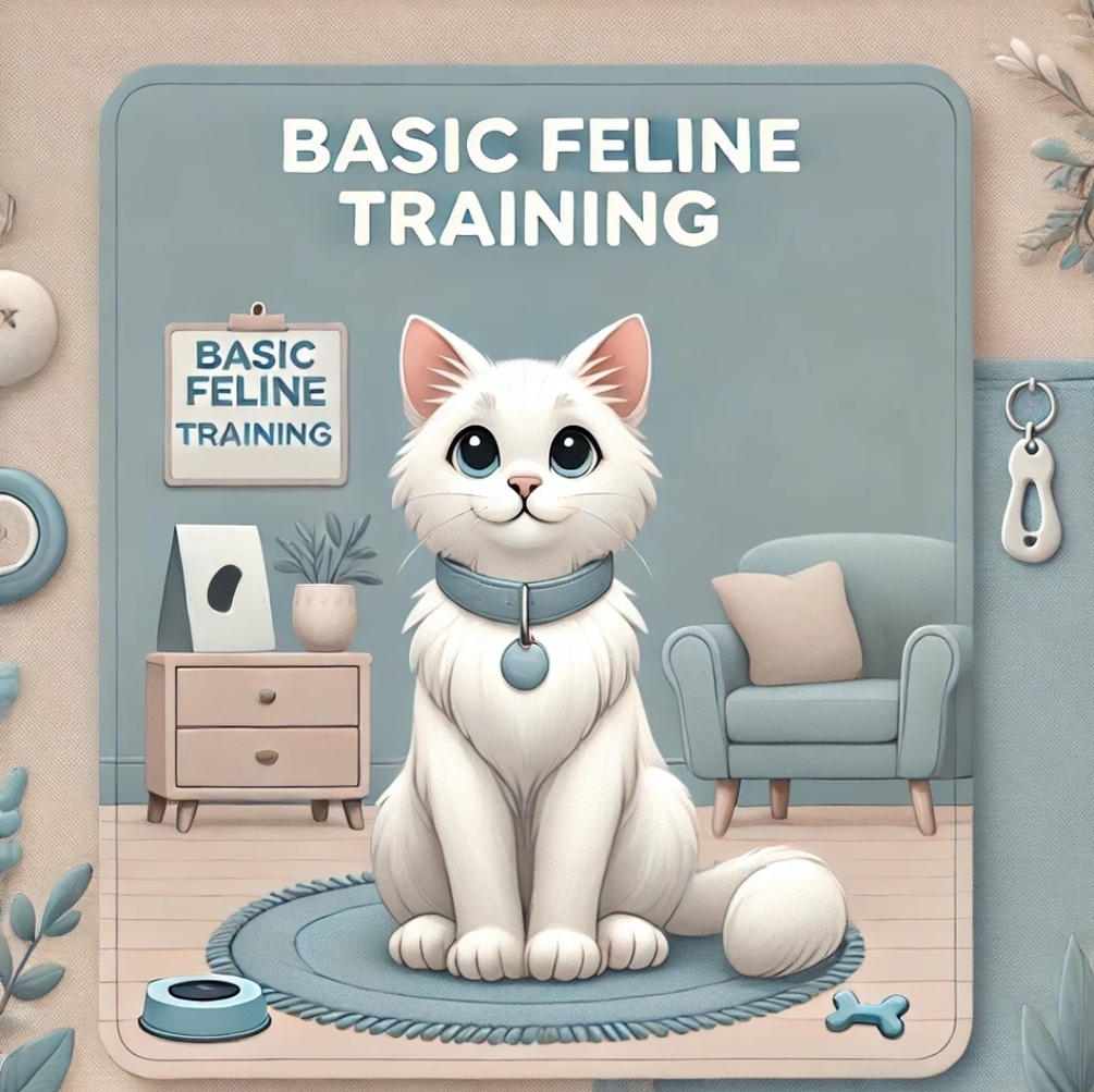 Basic feline training.