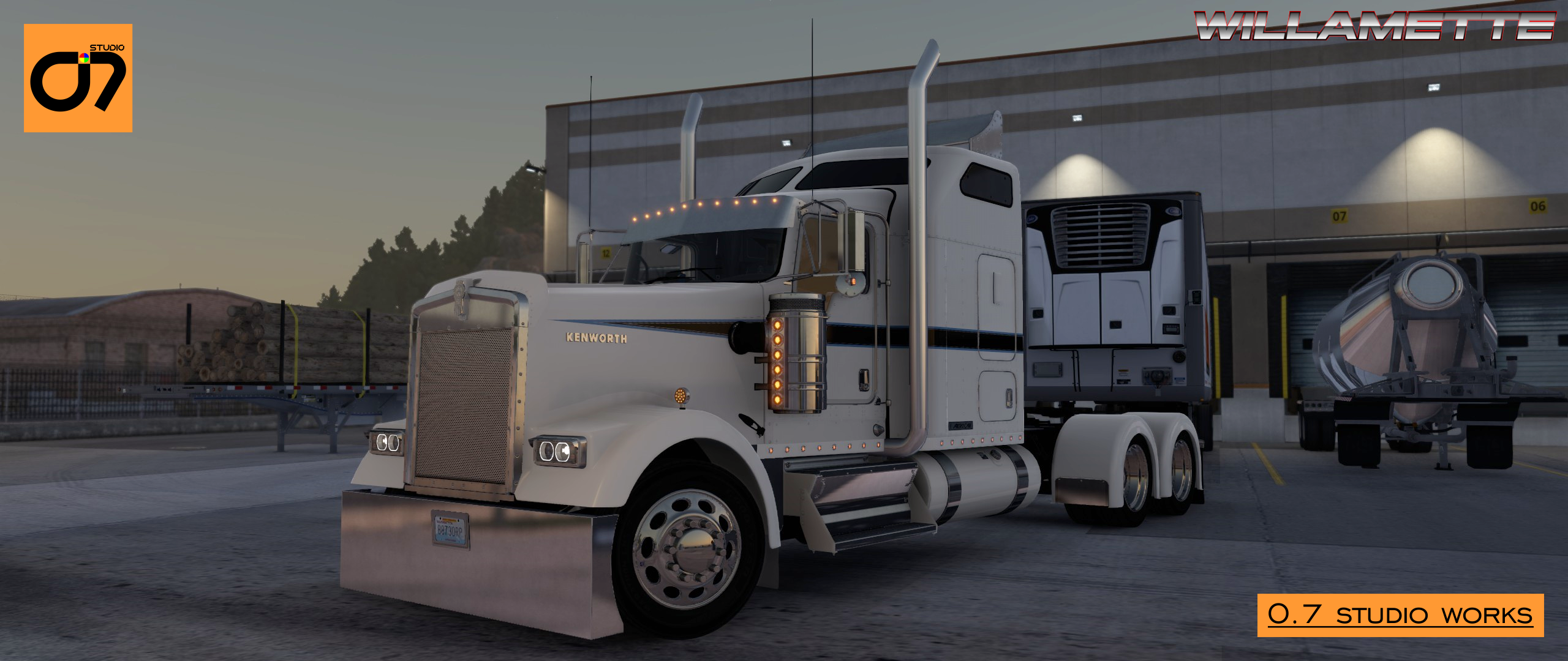 Kenworth W900L Willamette Paint Scheme