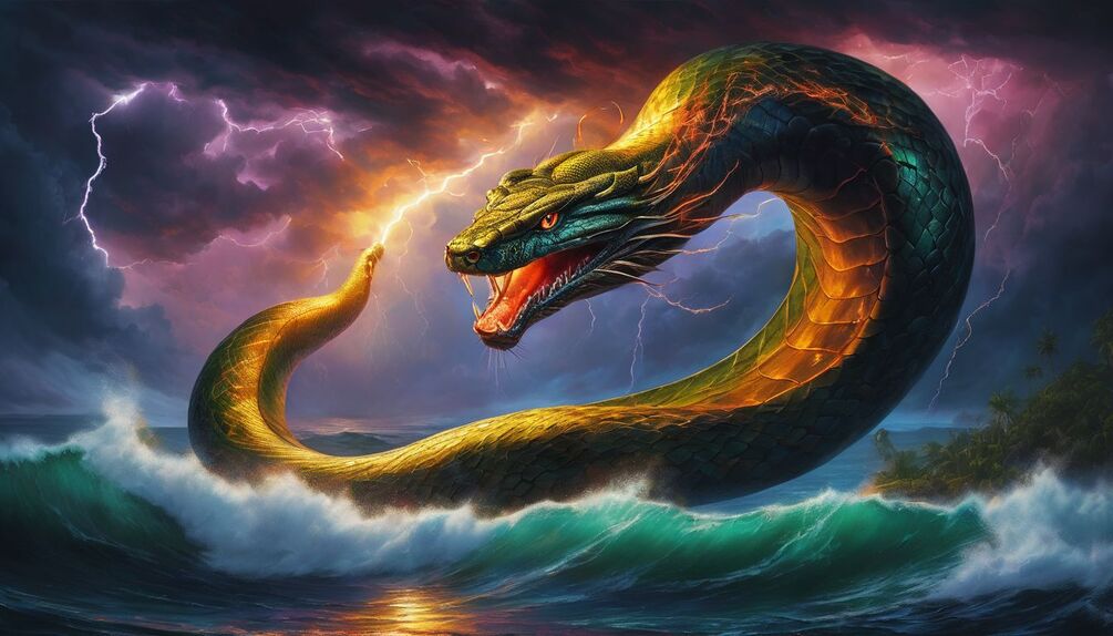 The World's serpent - Art picture