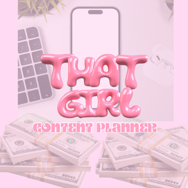 💕That Girl: Content Planner