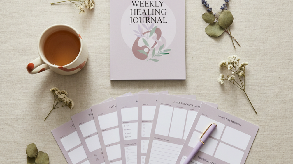 Weekly Healing Journal | 7-Day Trauma Recovery Tracker | Emotional ...