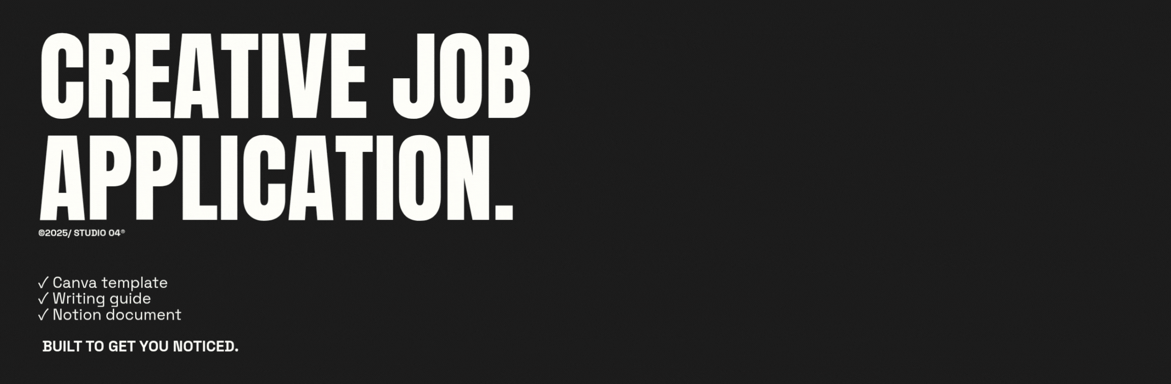 The Creative Job Application Kit