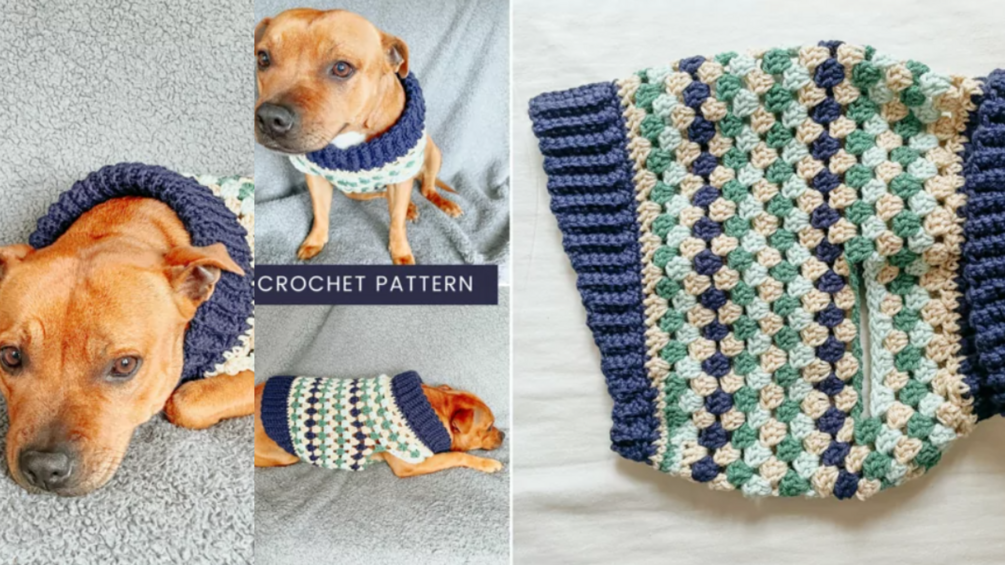 Turtle Neck Dog Sweater