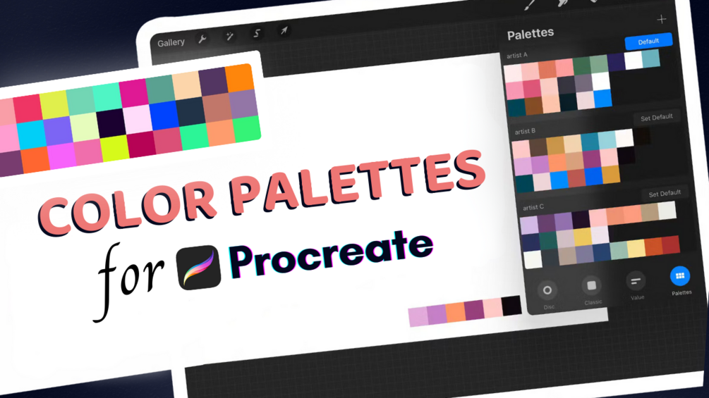 Procreate Swatches - Color Palettes for Procreate