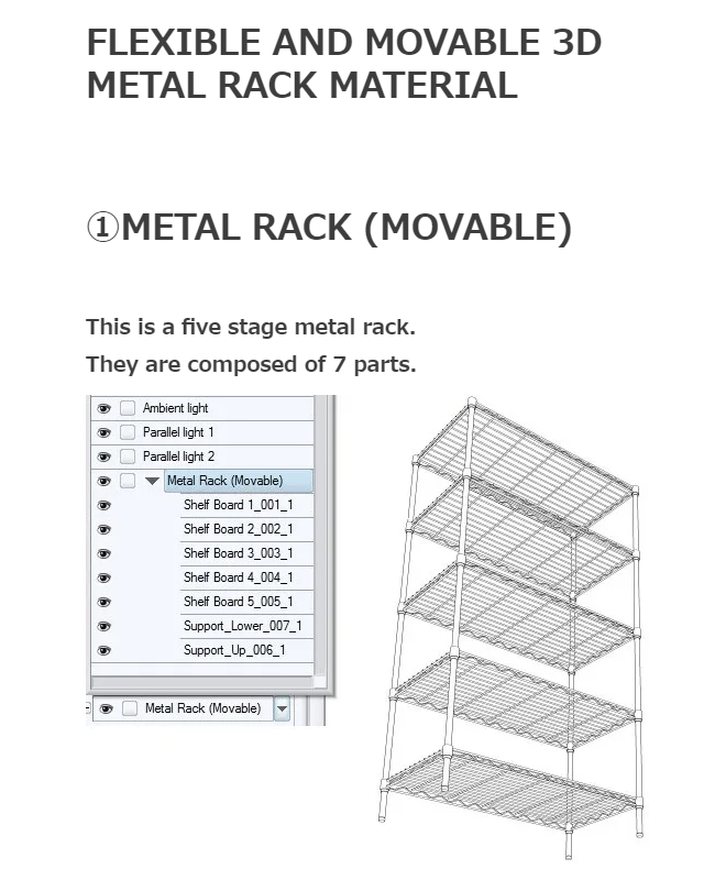 3D Metal Rack