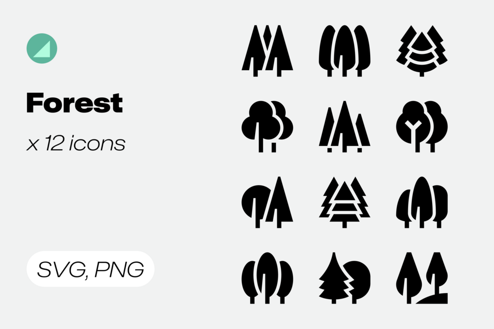 Basicons / Solid /Forest Icons